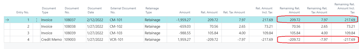 Manual Application for Retainage | HomeBuilder Docs