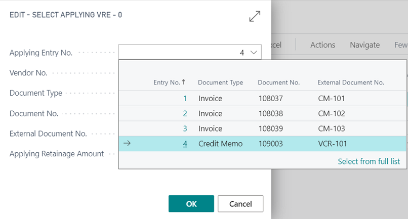 Manual Application for Retainage | HomeBuilder Docs